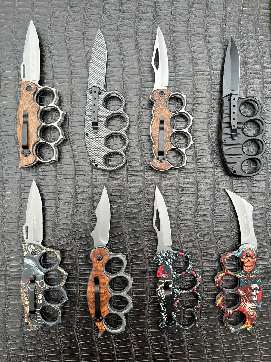 Brass Knuckles With Knife in Lebanon – Kanta Shield
