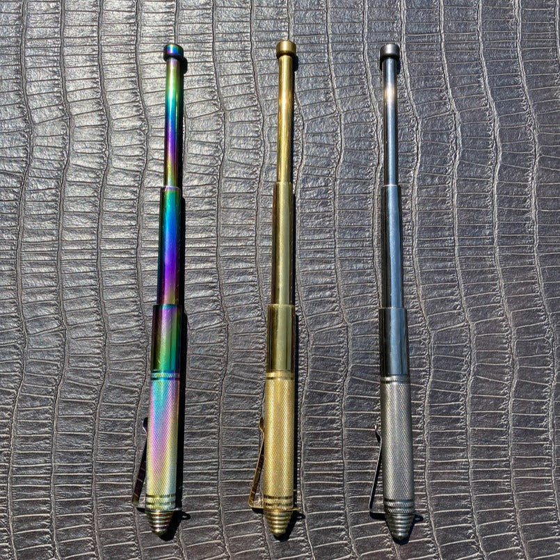 Chrome Extendable Stick for self defense in Lebanon – Kanta Shield