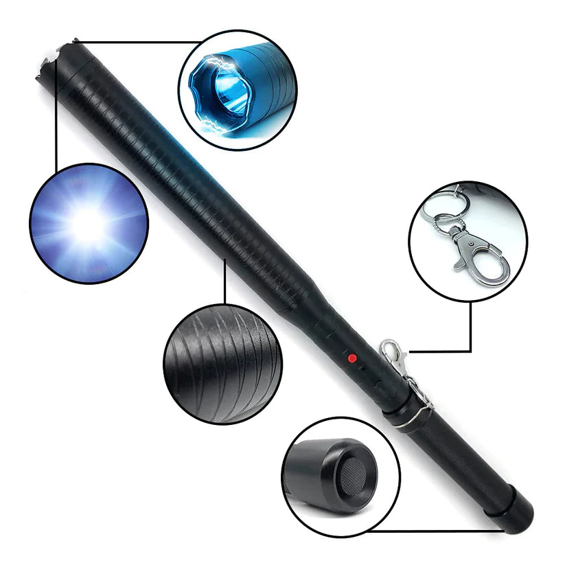 Full Metal Taser Stick and Flashlight in Lebanon – Kanta Shield