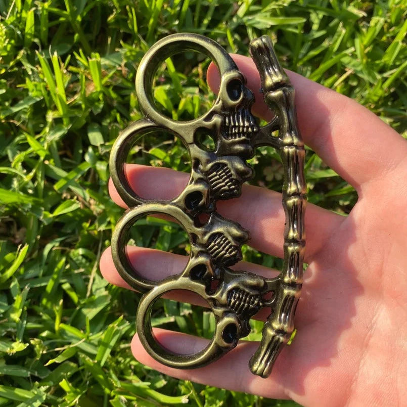 Skull and Bones Brass Knuckles (bonia) in Lebanon – Kanta Shield